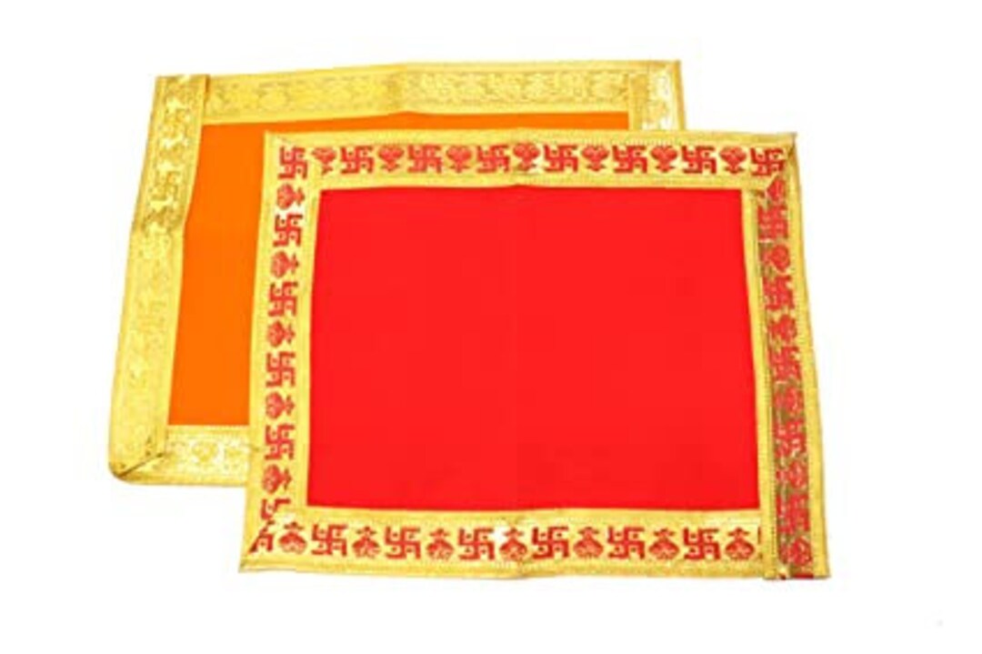 Plain Velvet Puja Assan Puja Cloth for Pooja and God Idol/puja Aasan ...