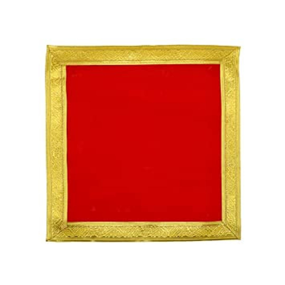 Plain Velvet Puja Assan Puja Cloth for Pooja and God Idol/puja Aasan ...