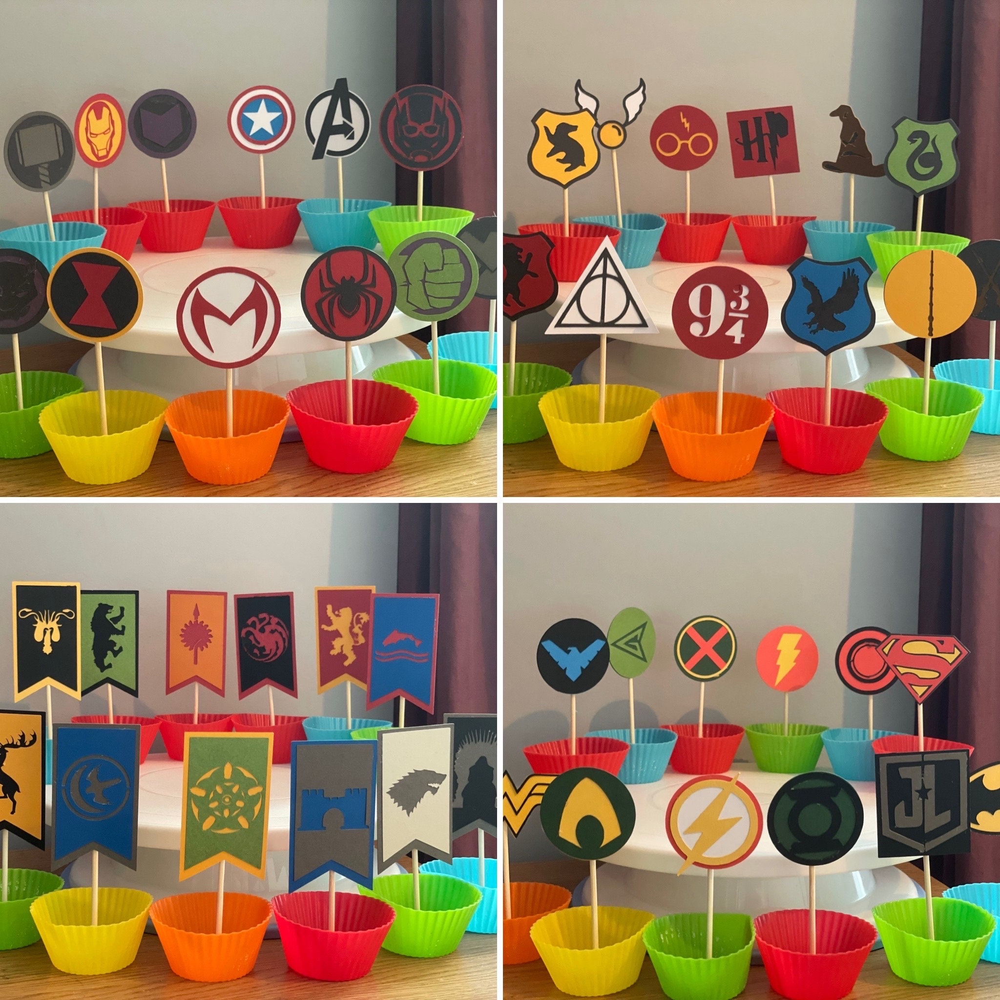 Custom Cupcake Toppers - Etsy