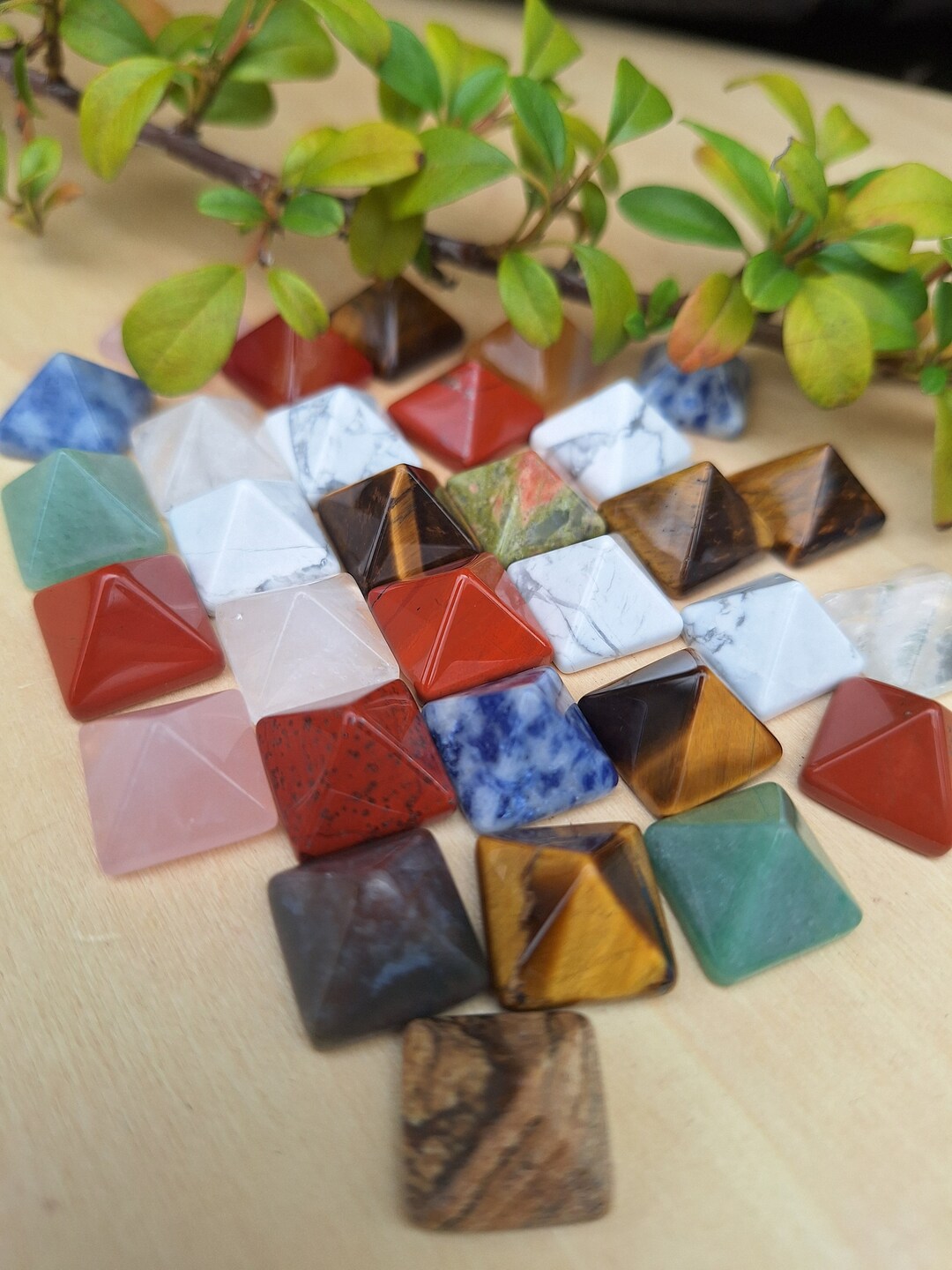 Mixed Mini Pyramids, Crystal, Energy Crystals, Healing Crystals, Home ...