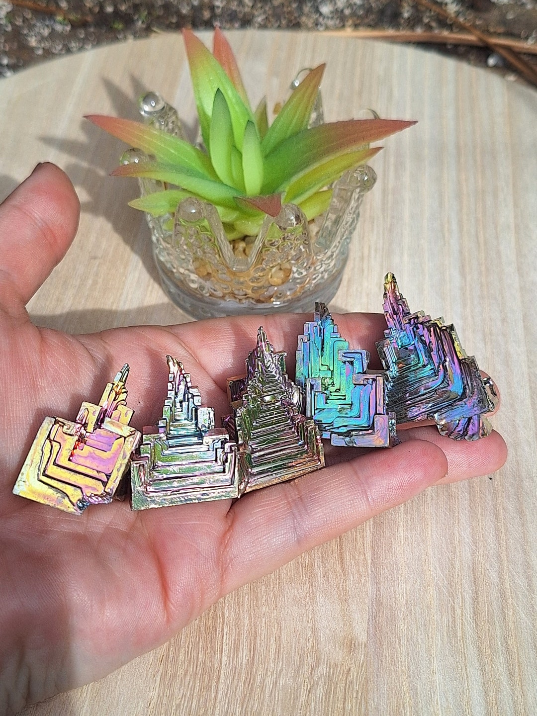 Bismuth Pieces, Crystal, Energy Crystals, Healing Crystals, Home Decor ...