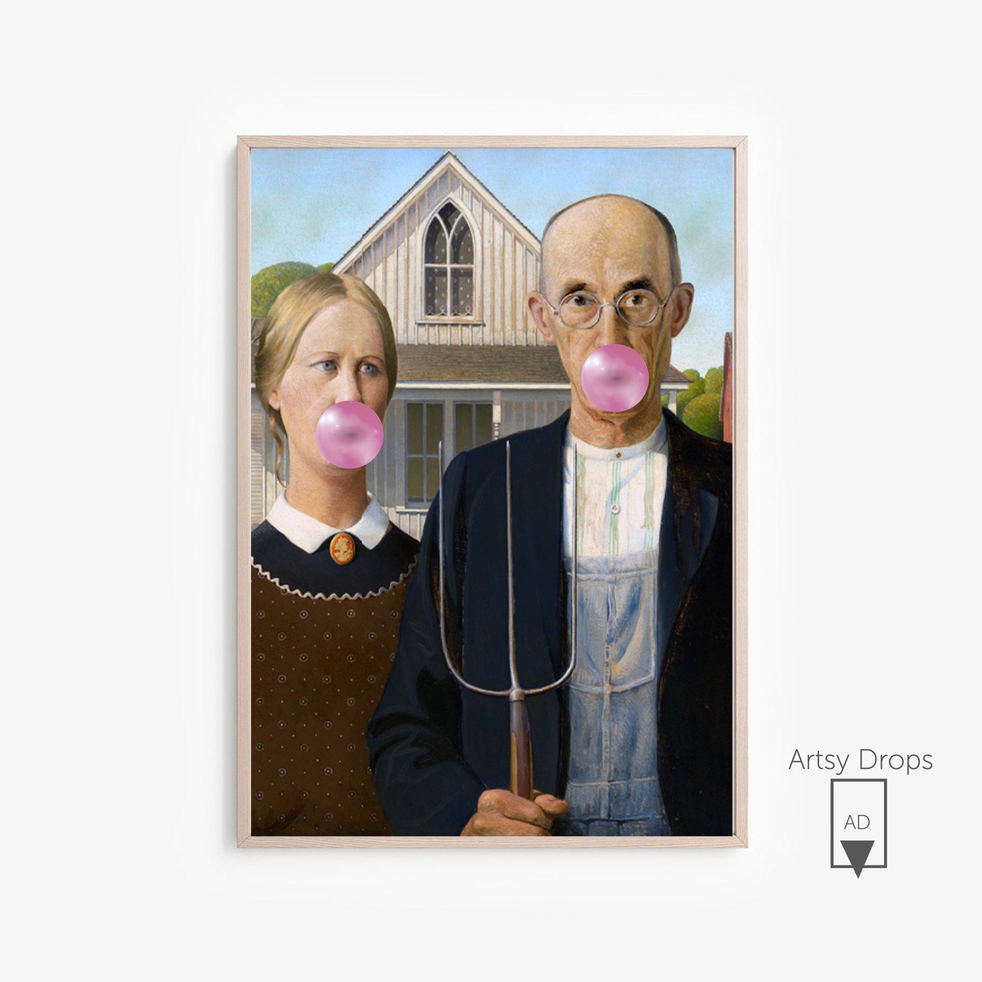 American Gothic Parody Obama