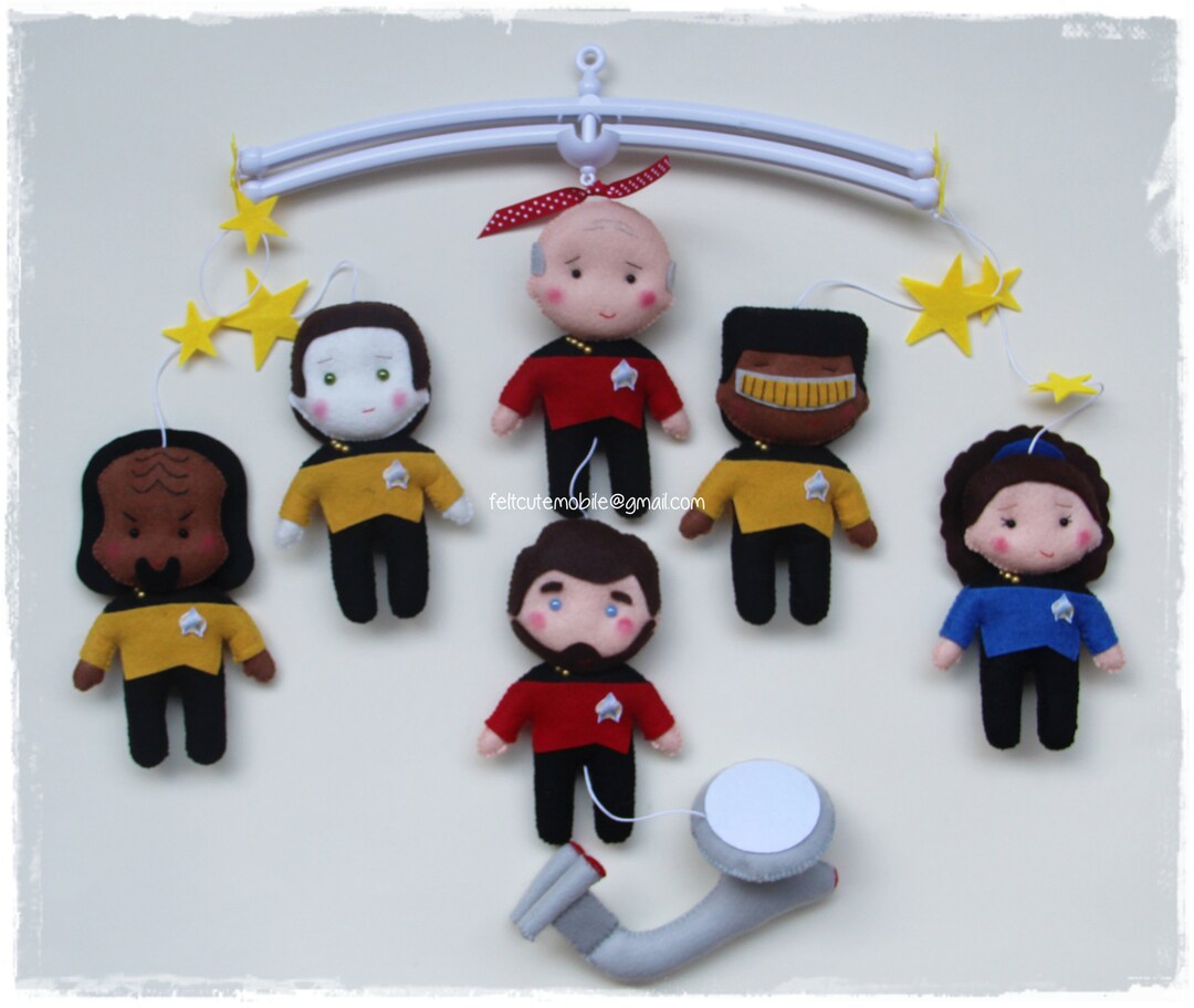 Star Trek Baby Mobile: Handmade Nursery Decor, Geek Gift - Etsy