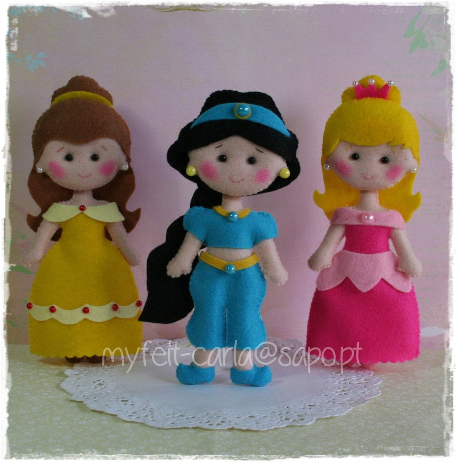 One Felt Princess Craft Doll Handmade Doll Decoration Doll - Etsy