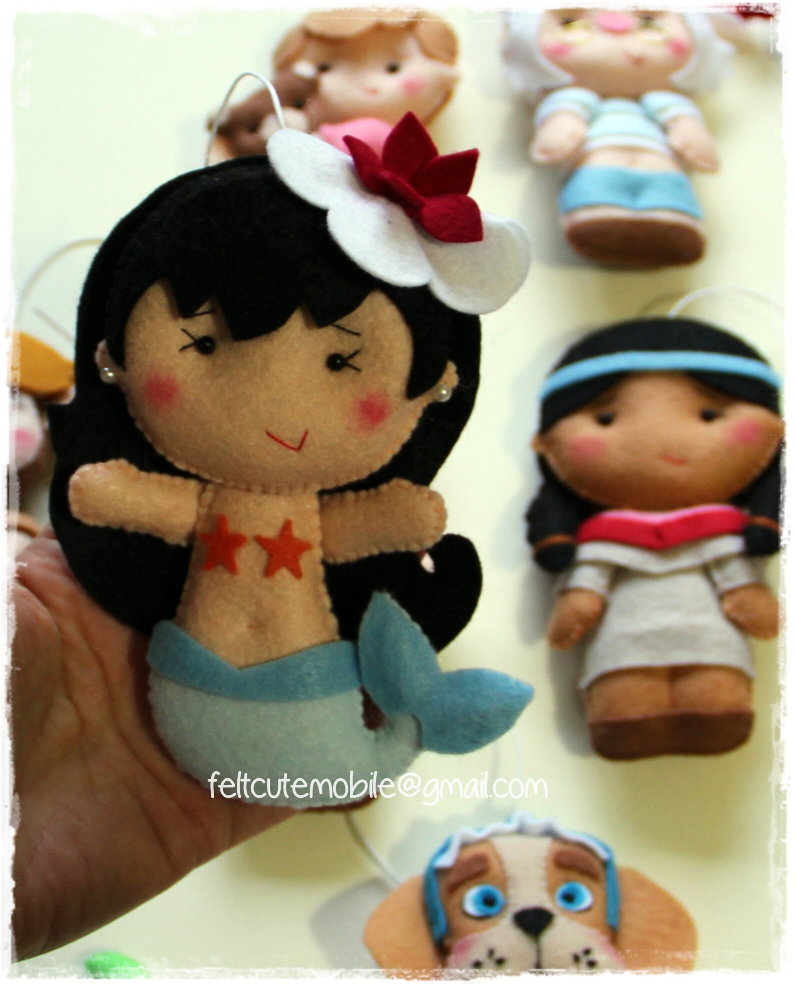 Choose Your Peter Pan Characters Baby Felt Mobile Wendy | Etsy