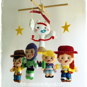 Toy Story Inspired Felt Baby Mobile: Custom Characters - Etsy