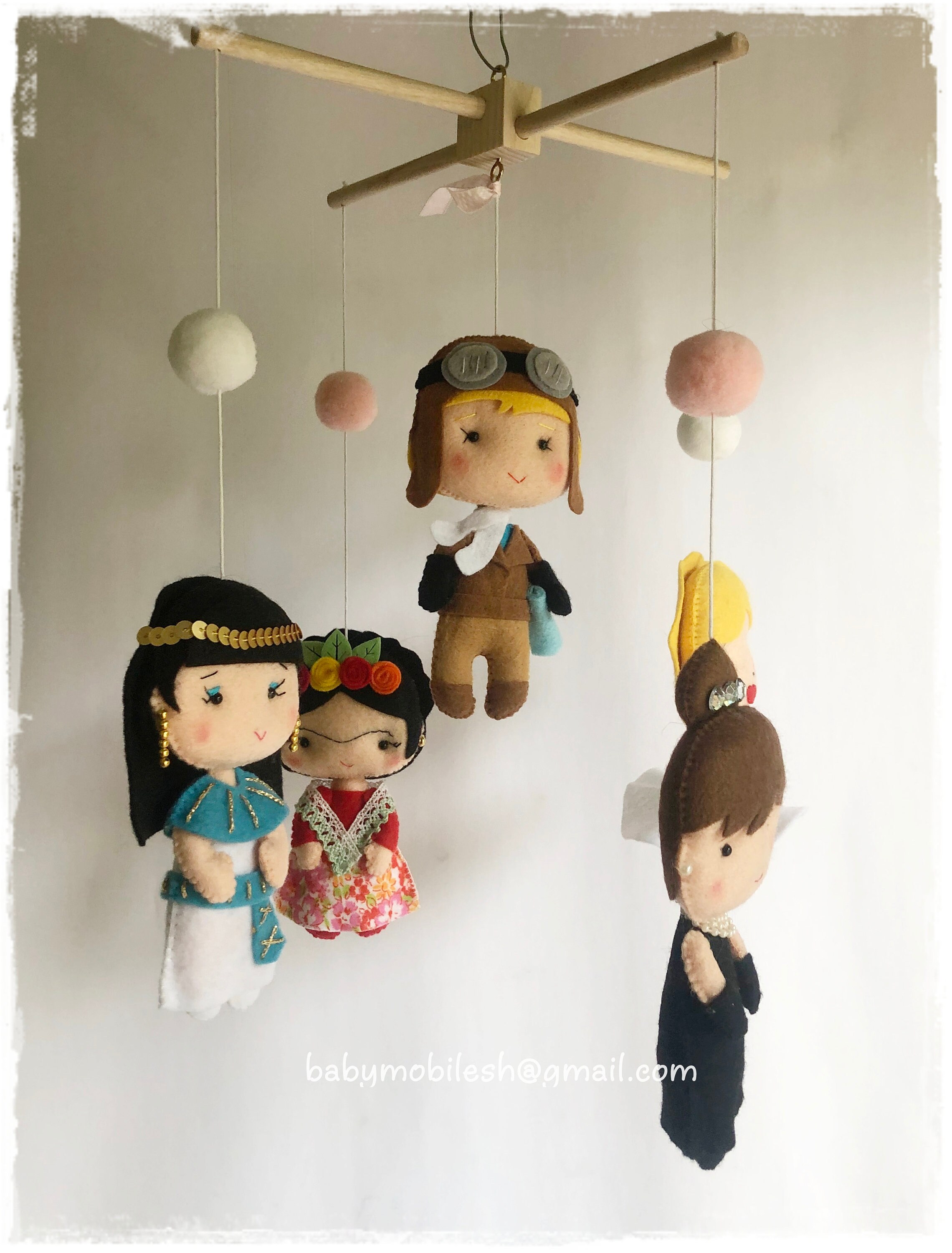 Empowered Women Baby Mobile: Felt Inspirational Nursery Decor - Etsy