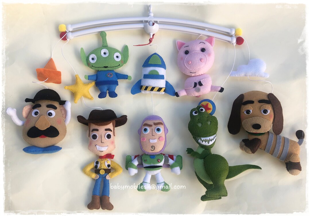 Toy Story Baby Mobile: Handmade Felt Characters Nursery Decor - Etsy