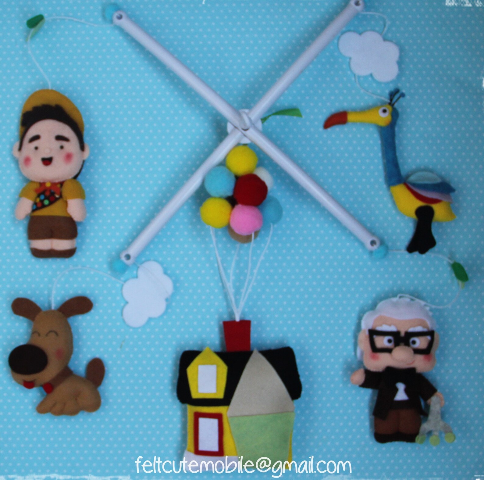 Balloon Mobile Baby UP Mobile Balloons Decorative Decoration - Etsy