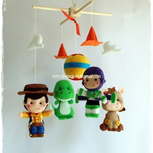 Toy Story Inspired Felt Baby Mobile: Custom Characters - Etsy