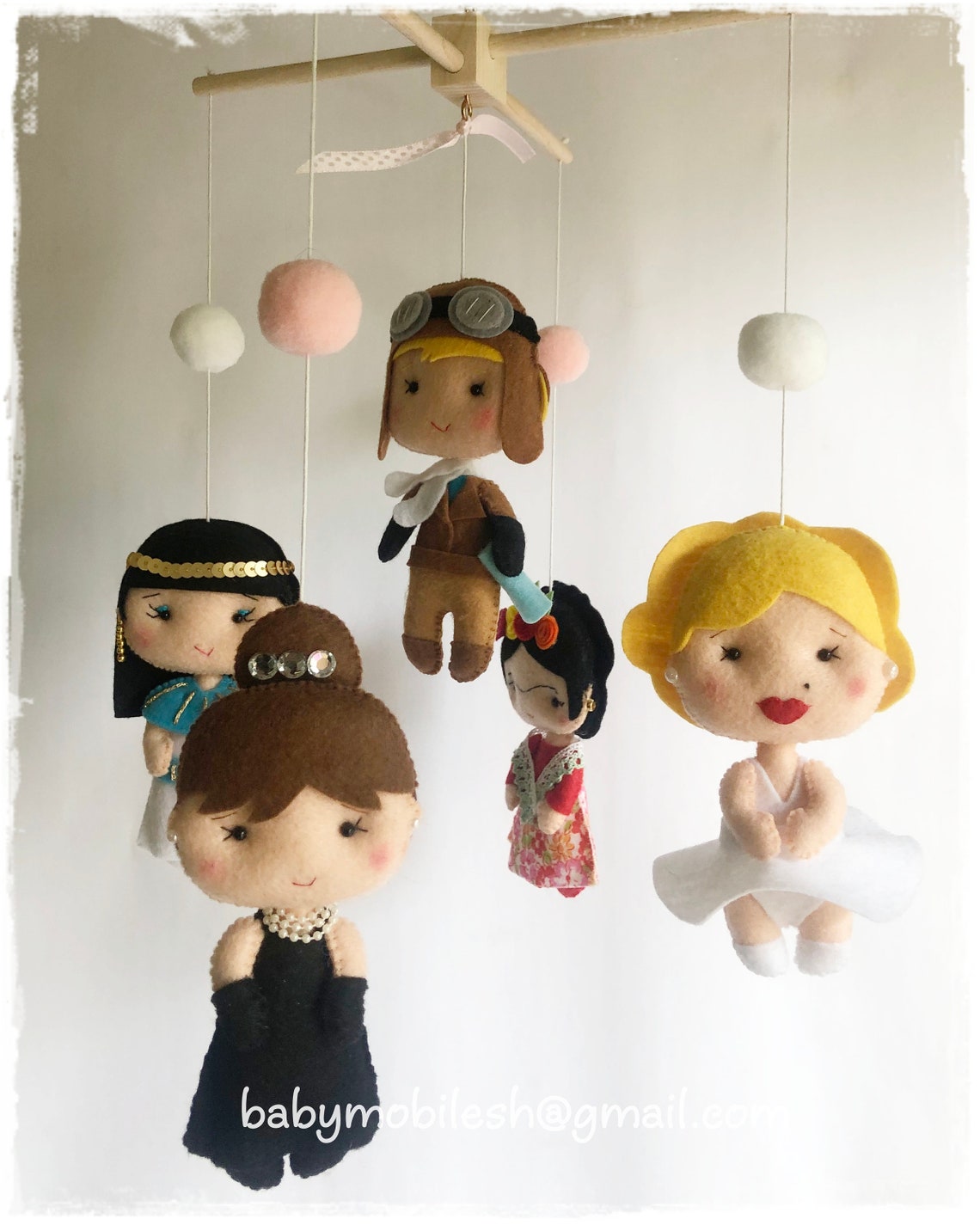 Empowered Women Baby Mobile: Felt Inspirational Nursery Decor - Etsy