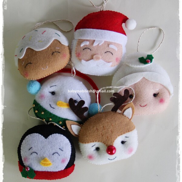 Santa Tree Ornament - Etsy