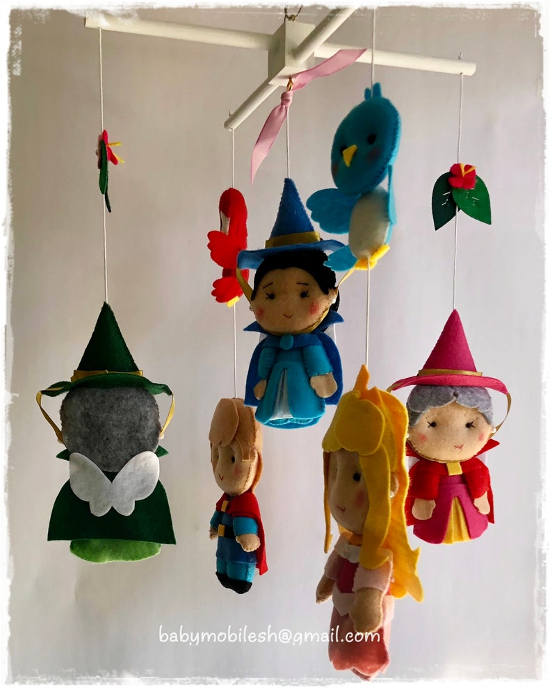 Inspired by the Fairy Tale Sleeping Beauty Mobile Baby Mobile, Baby ...