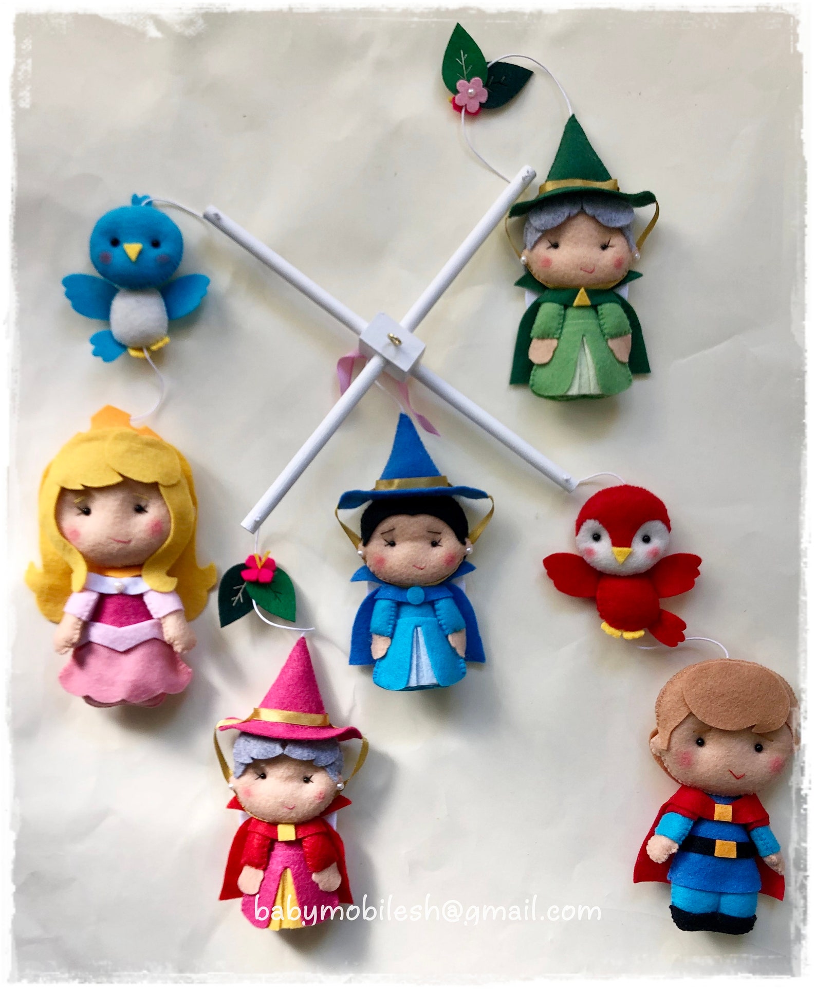 Inspired by the Fairy Tale Sleeping Beauty Mobile Baby Mobile - Etsy