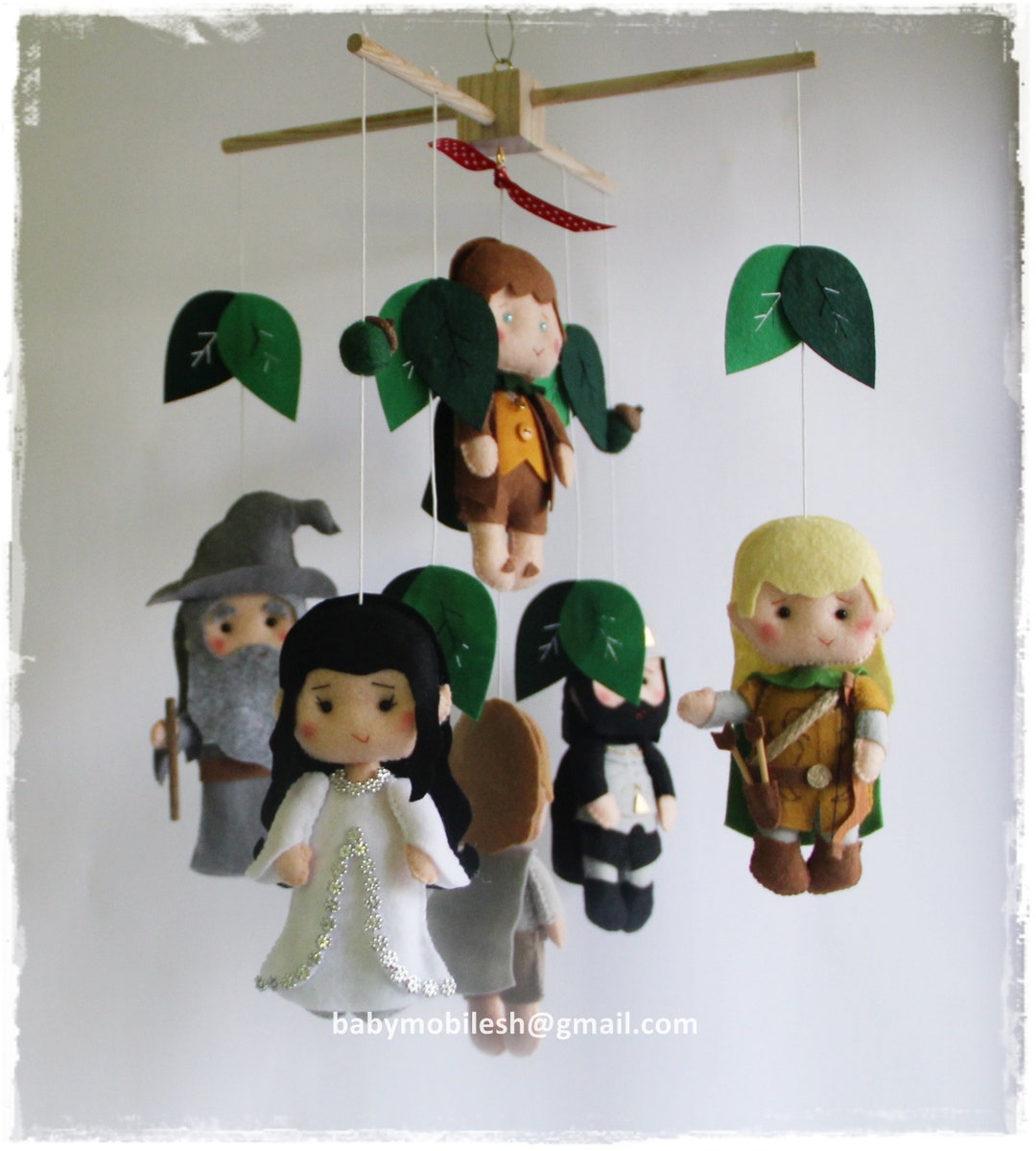 Lord of the Rings Baby Mobile: Handmade Felt Crib Decor - Etsy