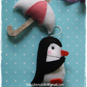 Mobile for Nursery Mobile Mary Poppins Mobile Cot Mobile Kite Mobile ...