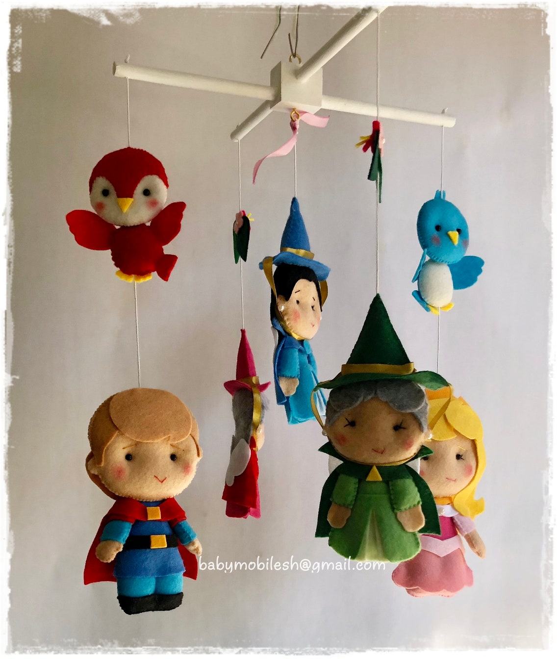Inspired by the Fairy Tale Sleeping Beauty Mobile Baby Mobile - Etsy