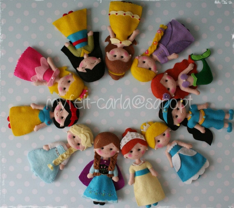 One Felt Princess Craft Doll Handmade Doll Decoration Doll - Etsy