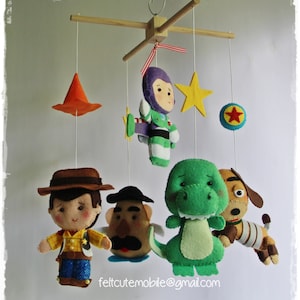 Toy Story Inspired Felt Baby Mobile: Custom Characters - Etsy