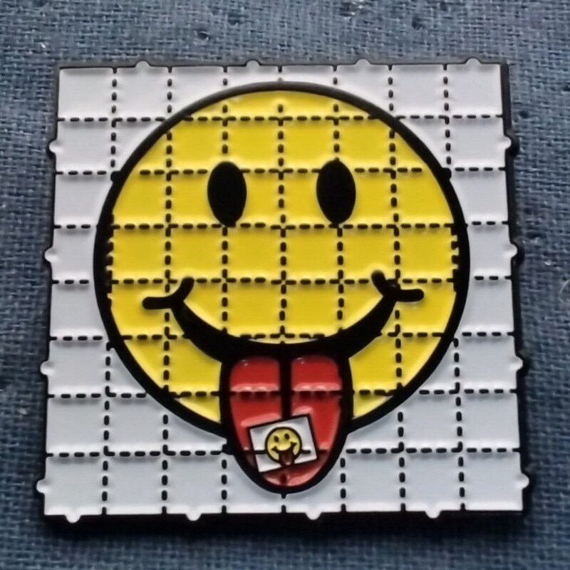 Acid Smiley Patch - Etsy