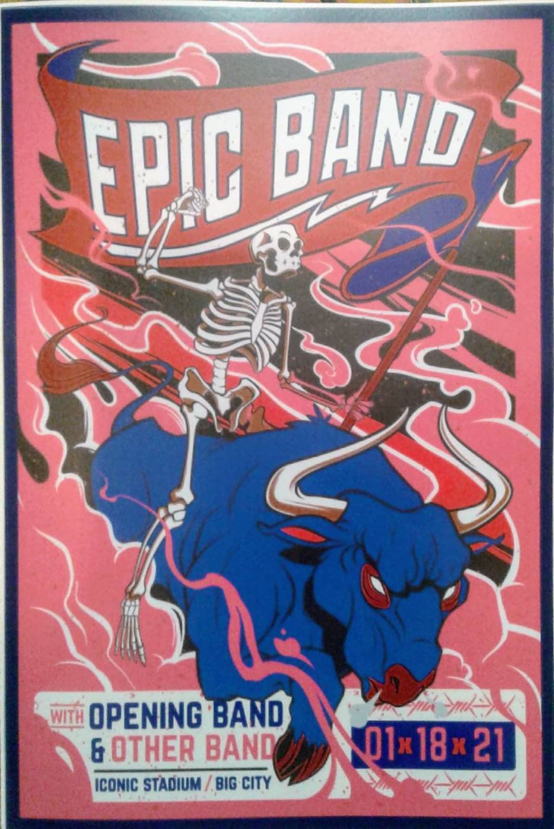 Huge Rock Concert Decals/7.811.8 Rock Concert - Etsy