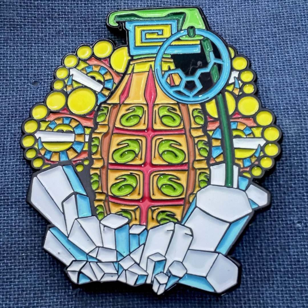 DMT Grenade Enamel Pin 1.5 Inch by 1.75 Inch - Etsy