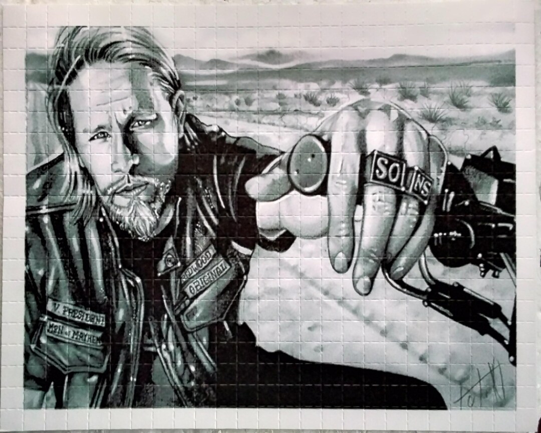 Blotter Art/sons of Anarchy 500-tab Sheet 9 Inch by 7 Inch - Etsy