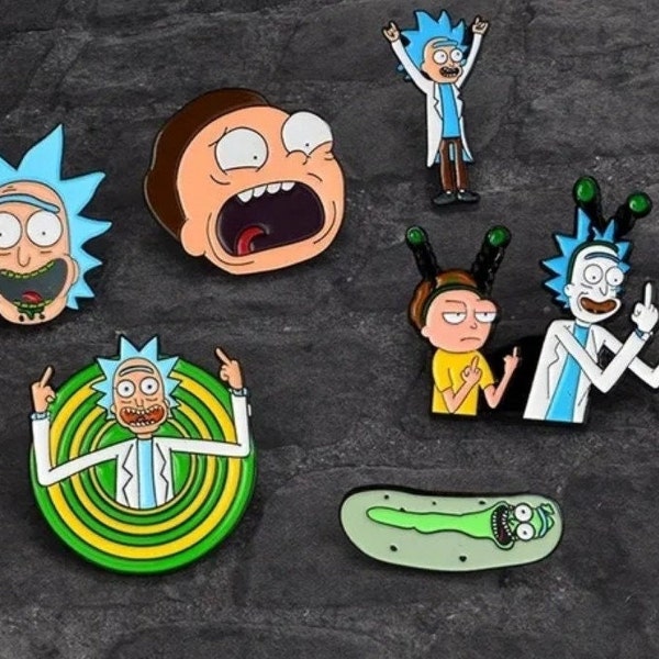 Rick and Morty Pin - Etsy