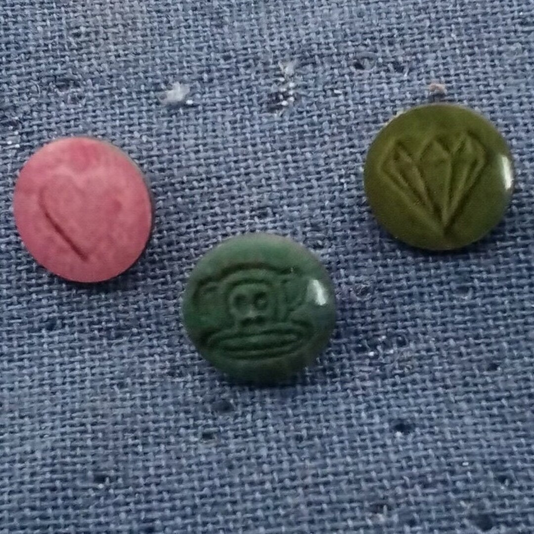 Pressed Pill Pins/edm Festival Festival Hard Enamel Round Pins - Etsy