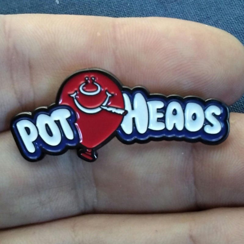 Weed Enamel Pin - Etsy