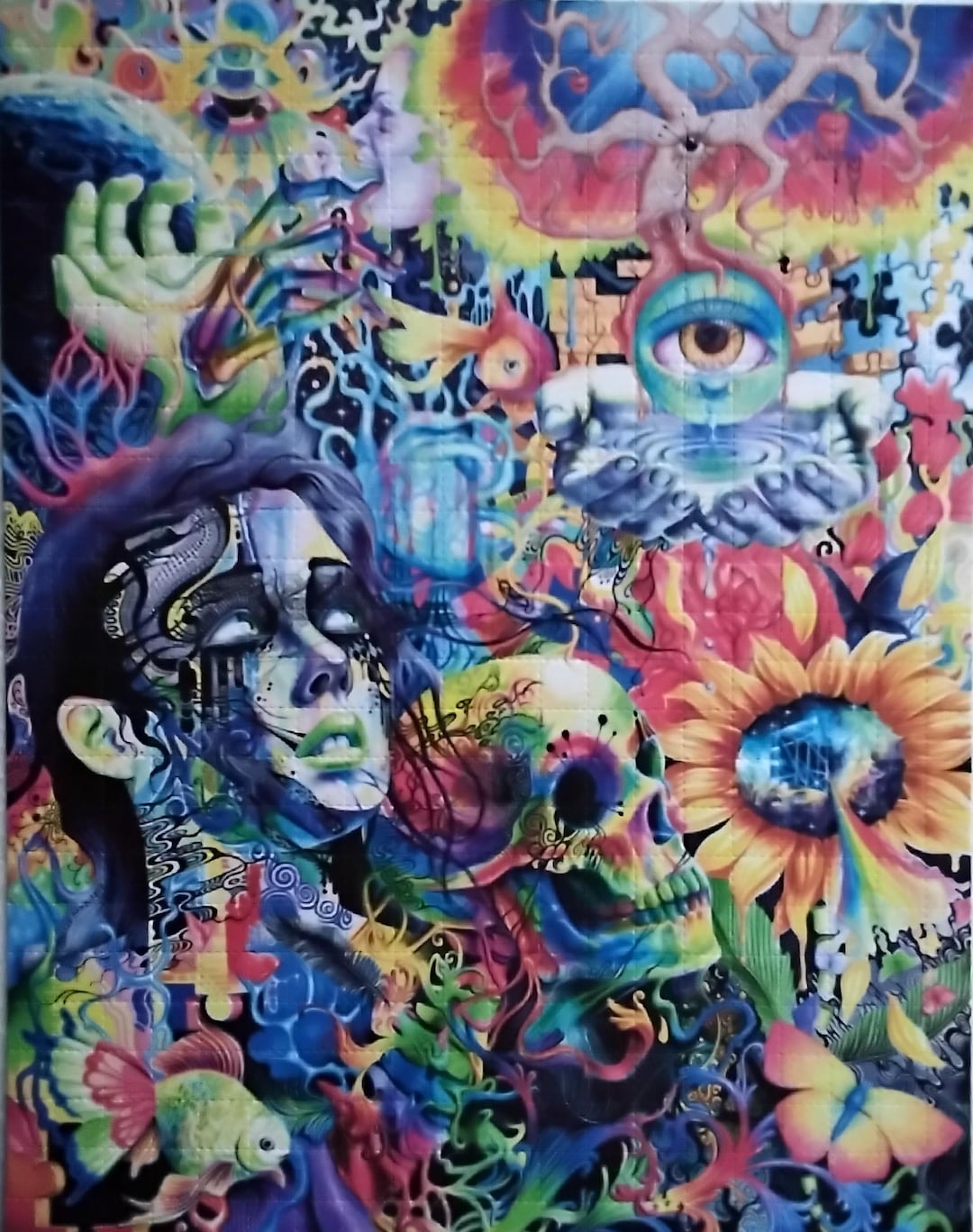 Psychedelic Blotter Art-by Artist Callie Fink: 'cerebral Dysfunction ...