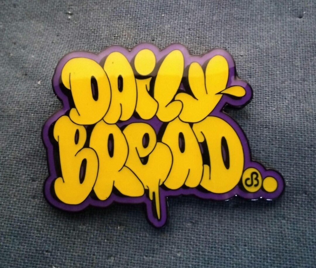 LE EDM Graffiti Style Enamel Glow Pin 1.75 Inch by 1.5 Inch:inspired by ...