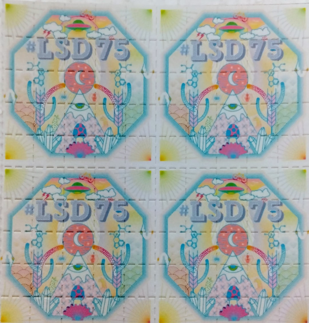 Blotter Art/lsd 75th Anniversary 100-tab Sheet 3.5 Inch by 3.5 Inch - Etsy