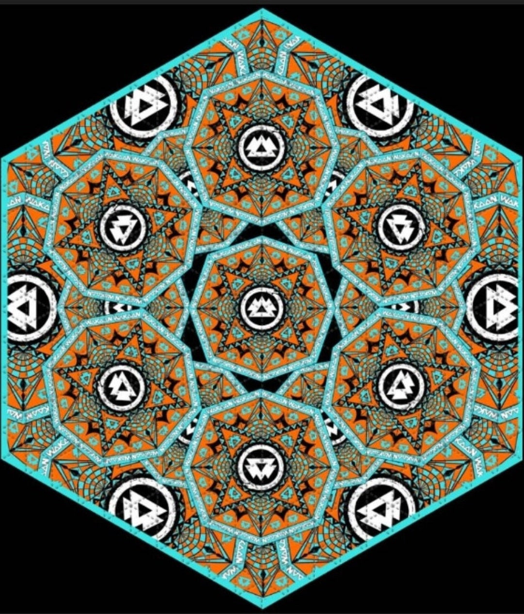 EDM Blotter Art/wakaan 600-tab Hexagonal Sheet 7 Inch by 8 Inch - Etsy