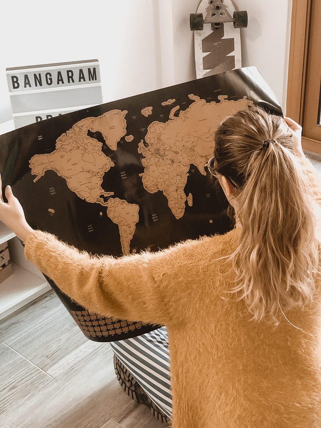 Scratch Map of Countries Scratch Map - Etsy