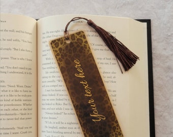 Leopard Print Bookmark - Etsy