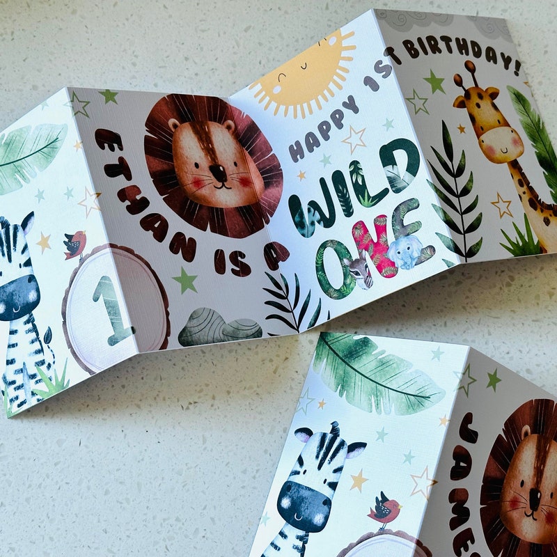 Grandson Wild One Card - Etsy