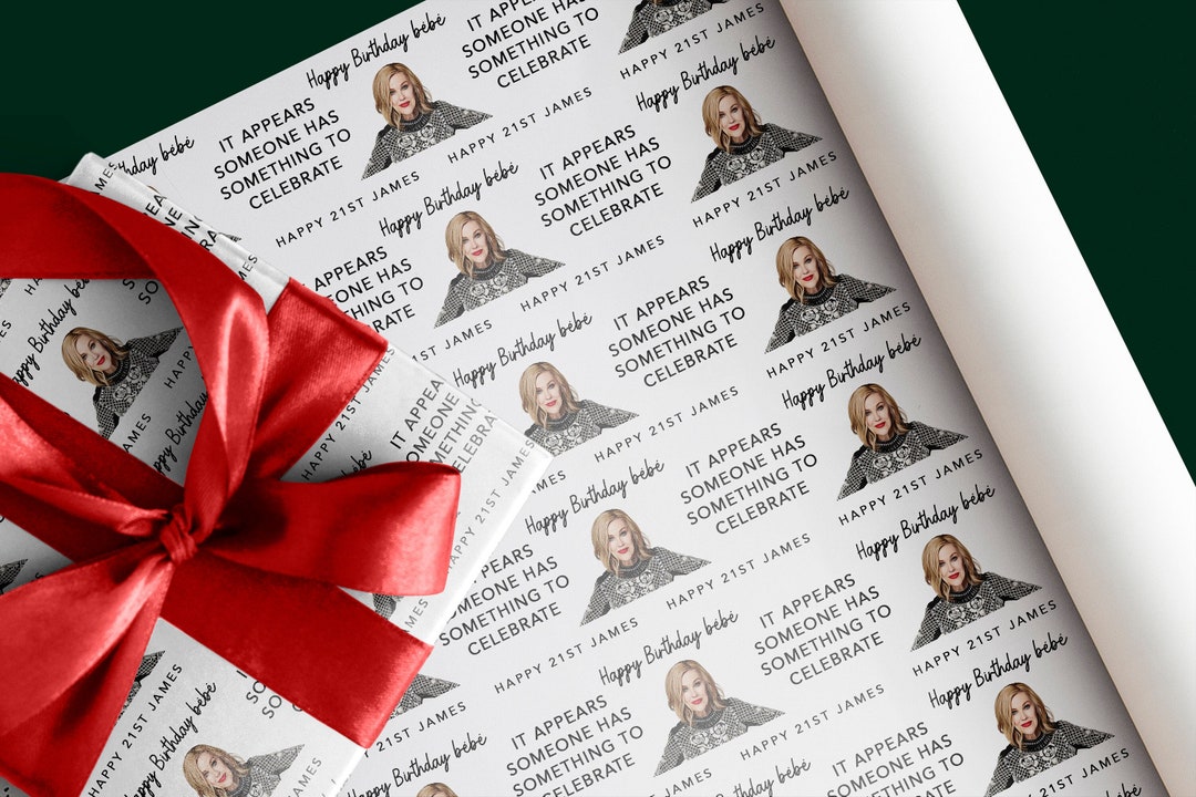 Personalised Schitt's Creek Wrapping Paper | Moira Rose, It Appears ...