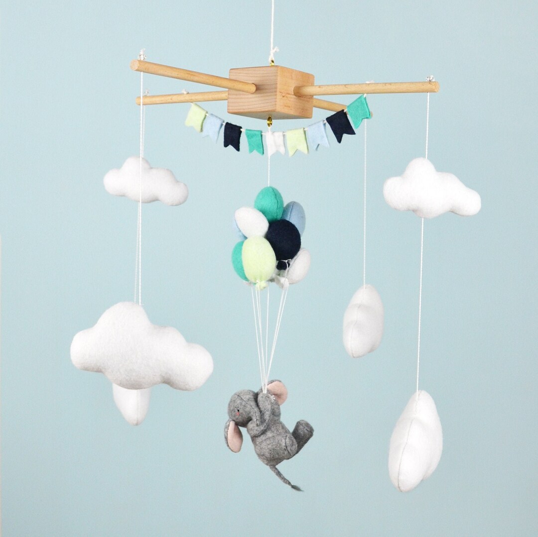 ELLI the Elephant Baby Cot Carousel - Etsy