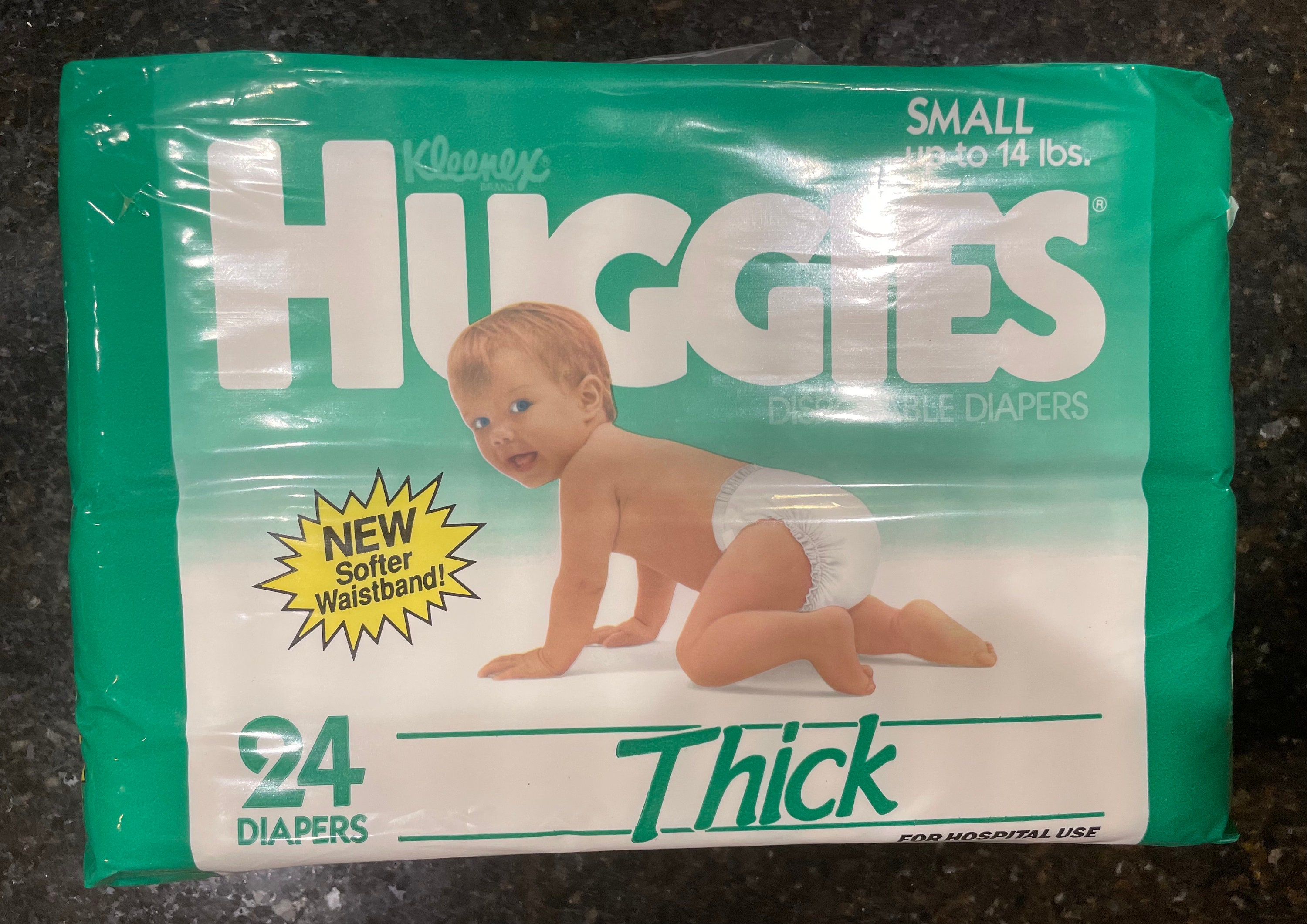 Vintage Collectible Huggies thick Plastic-backed Disposable - Etsy