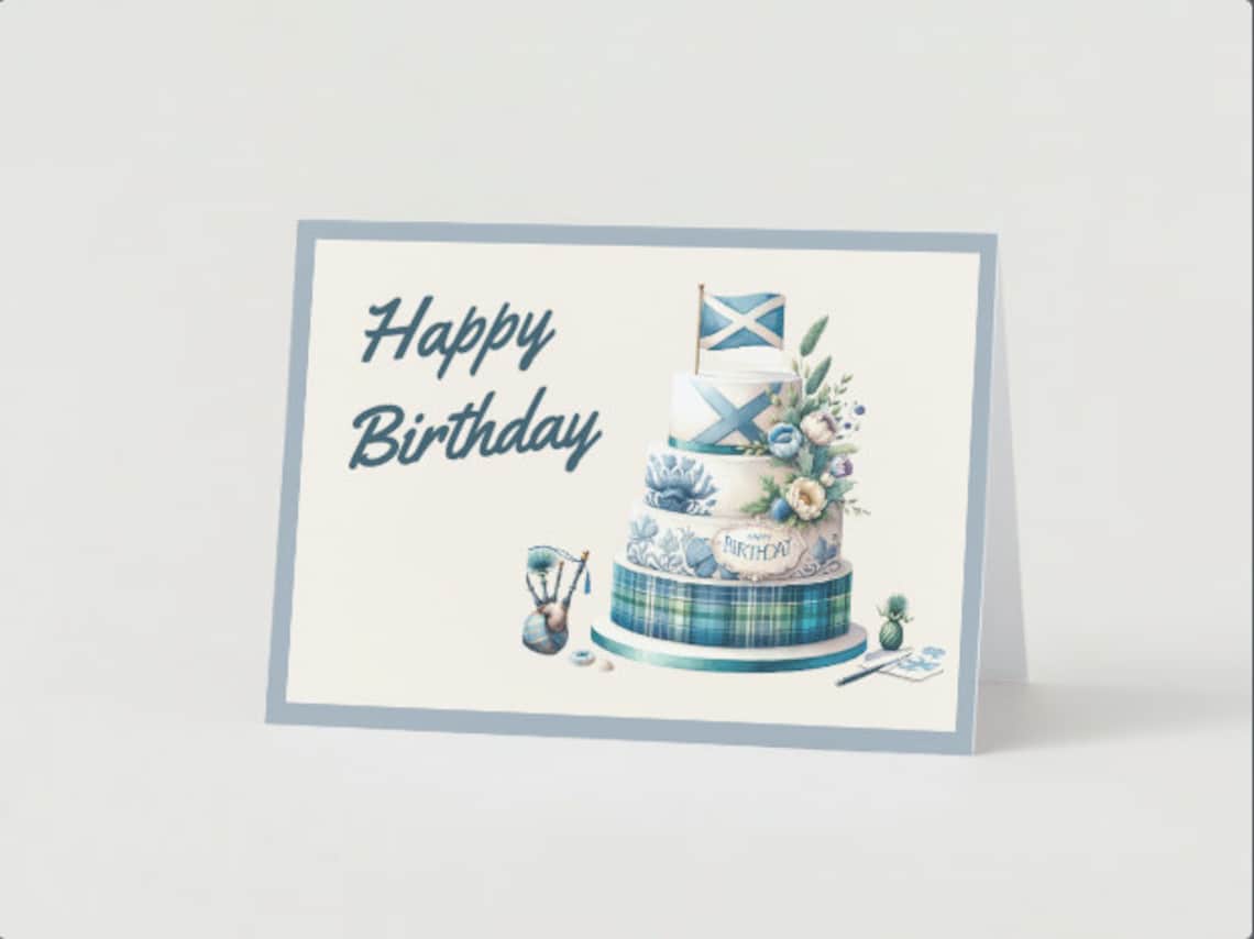 Happy Birthday Card | Digital Download | Printable Birthday Card ...