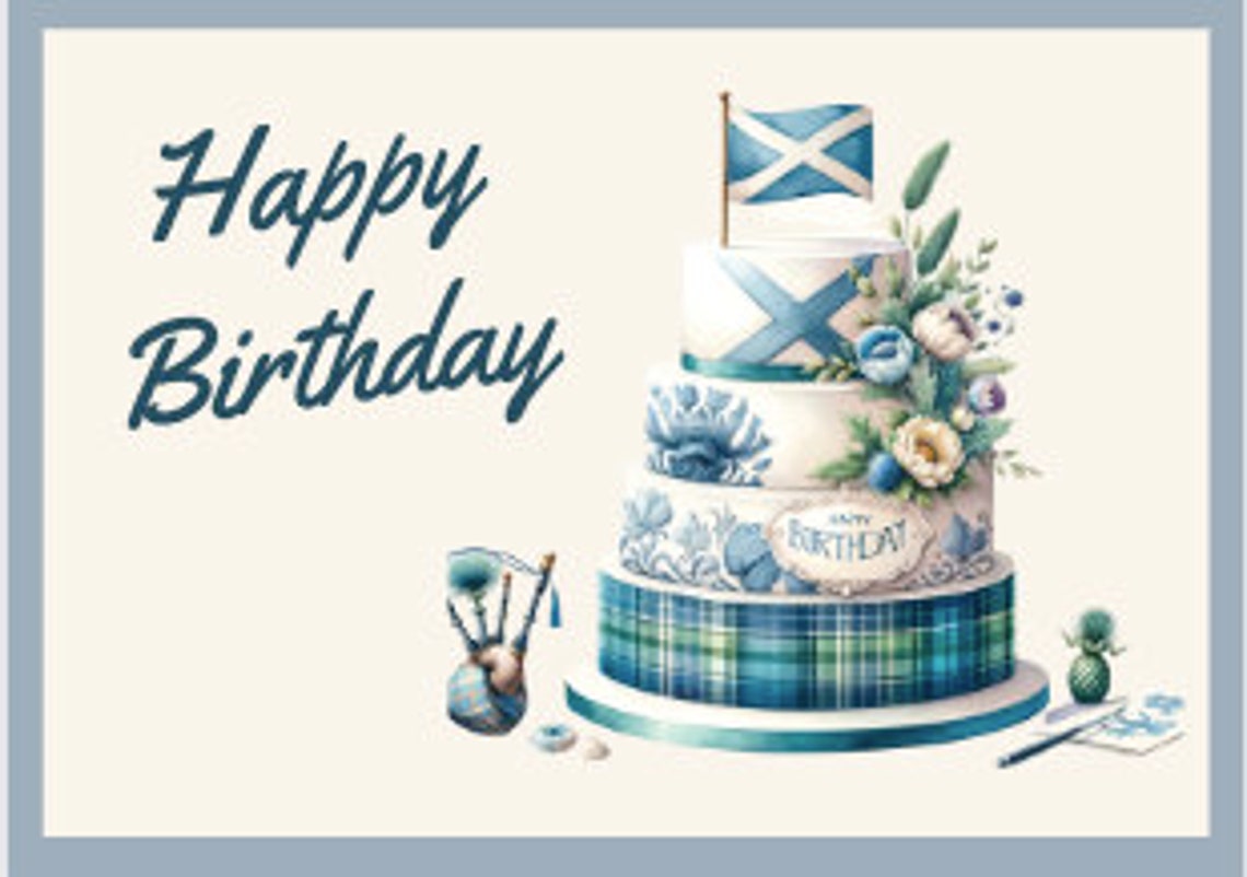 Happy Birthday Card | Digital Download | Printable Birthday Card ...
