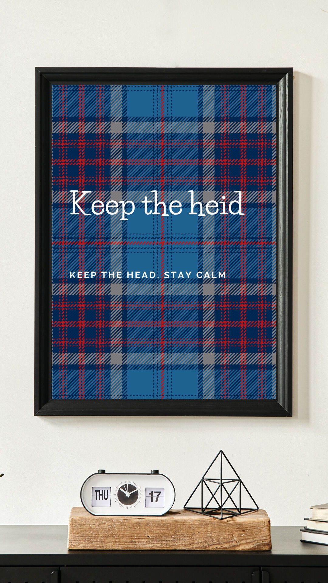 Scottish Slang Posters | Keep the Heid | Scottish Gift | Unframed Wall ...