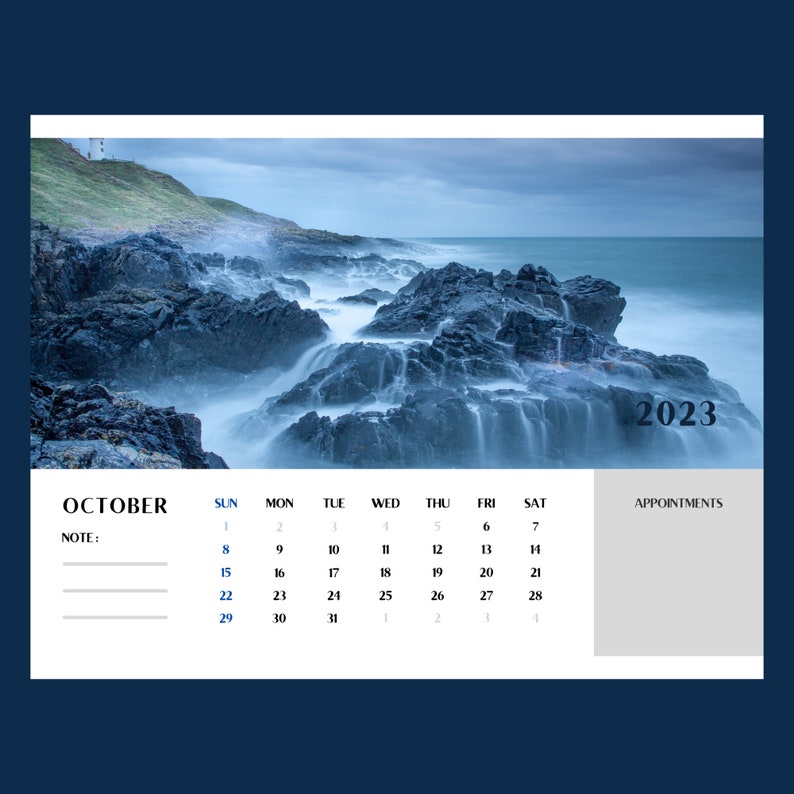 Scottish Digital Wall Calendar | 2023 - Etsy