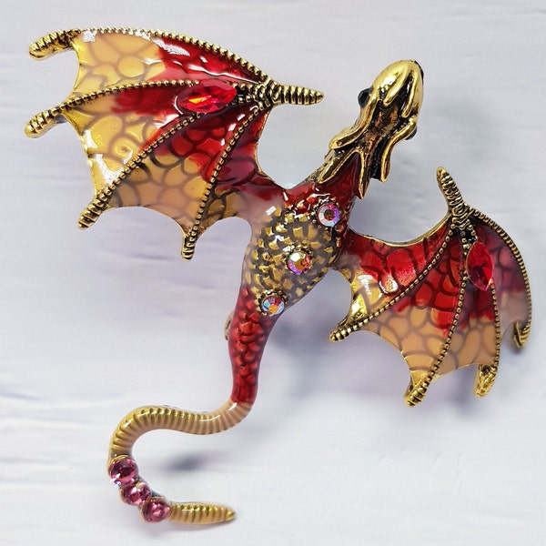 Dragon Brooch - Etsy