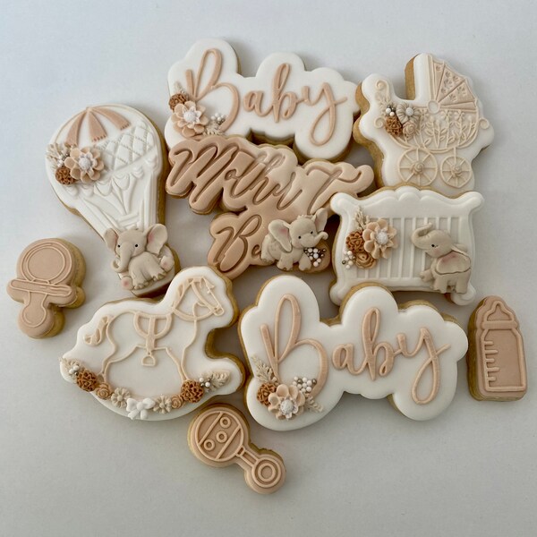 Fondant Baby Shower - Etsy UK