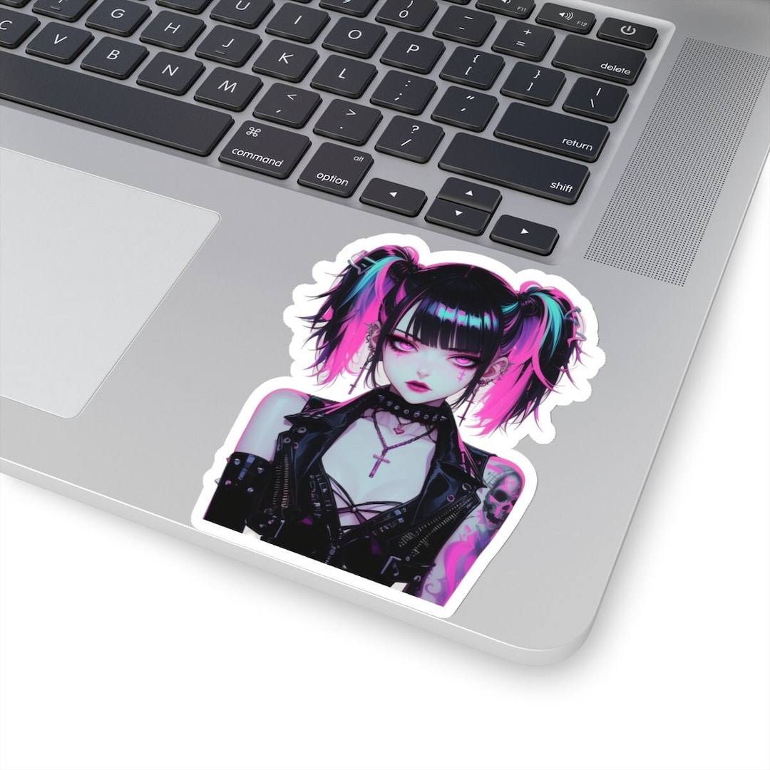 Anime Sticker Punk Girl Sticker Cyberpunk Sticker Anime Girl Sticker ...