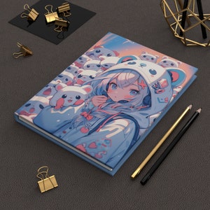 Anime Journal Anime Notebook Japanese Journal Anime Art Journal Anime ...