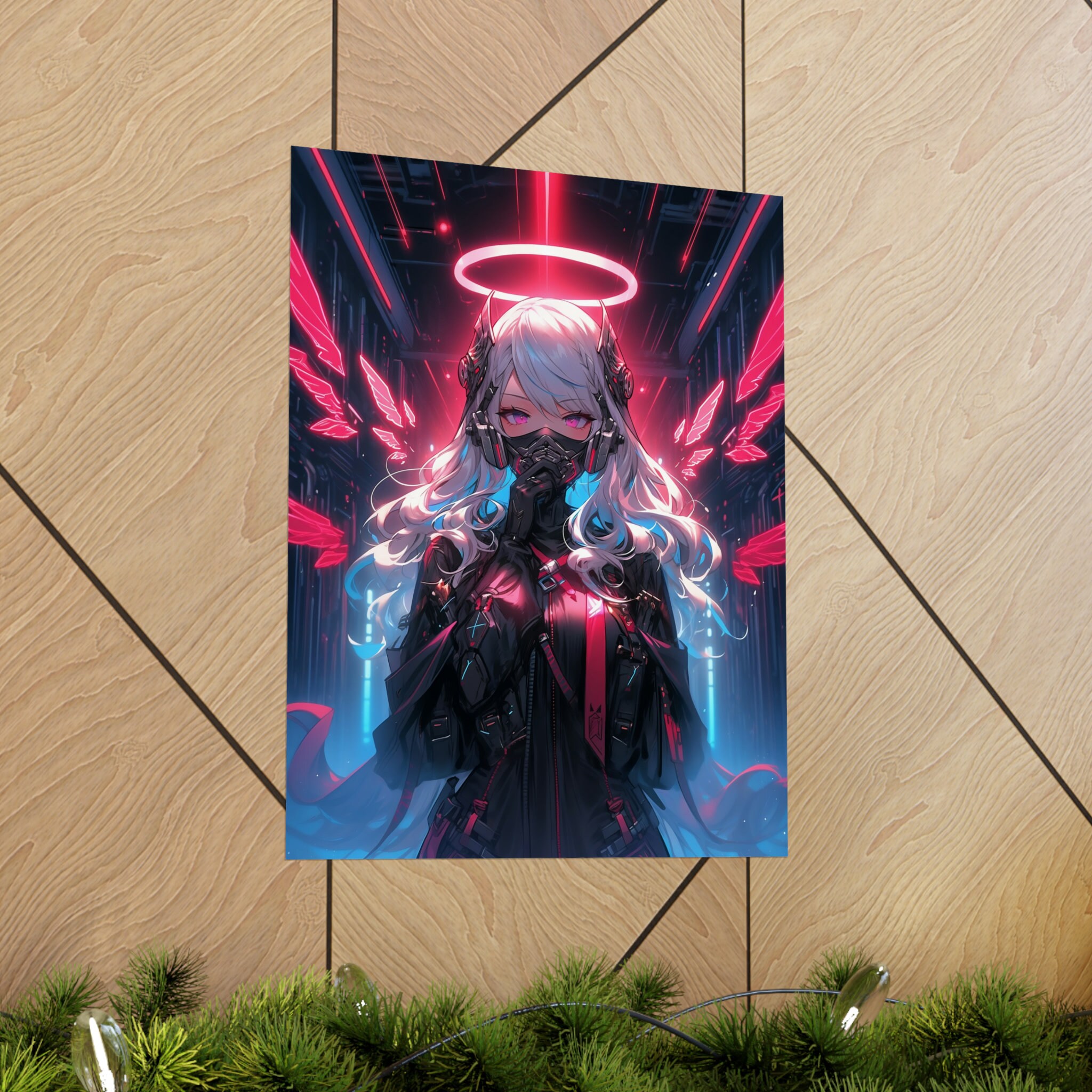 Anime Girl Art Poster Anime Art Print Anime Waifu Poster Anime Girl Art ...