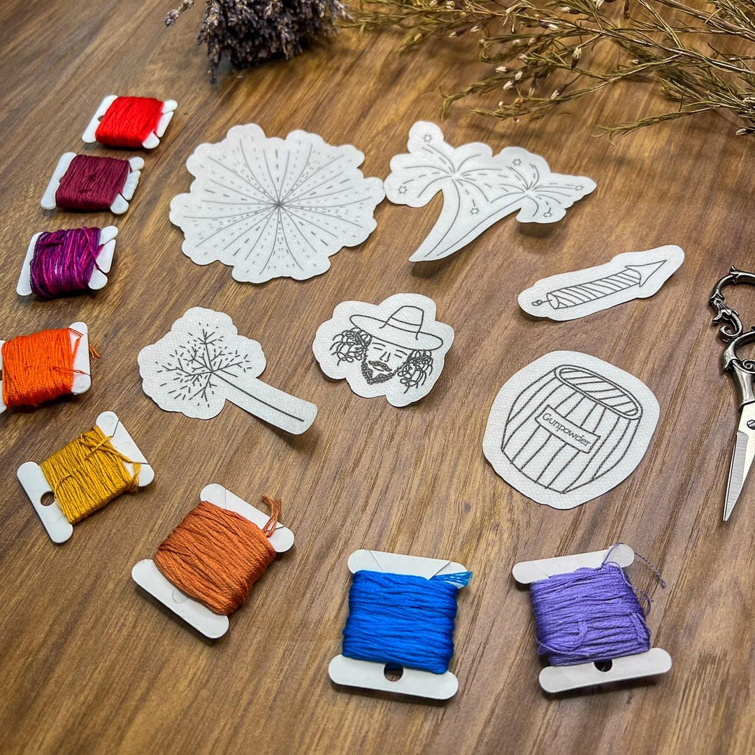 Firework Stick and Stitch Embroidery Designs | Firework Designs | Stick ...